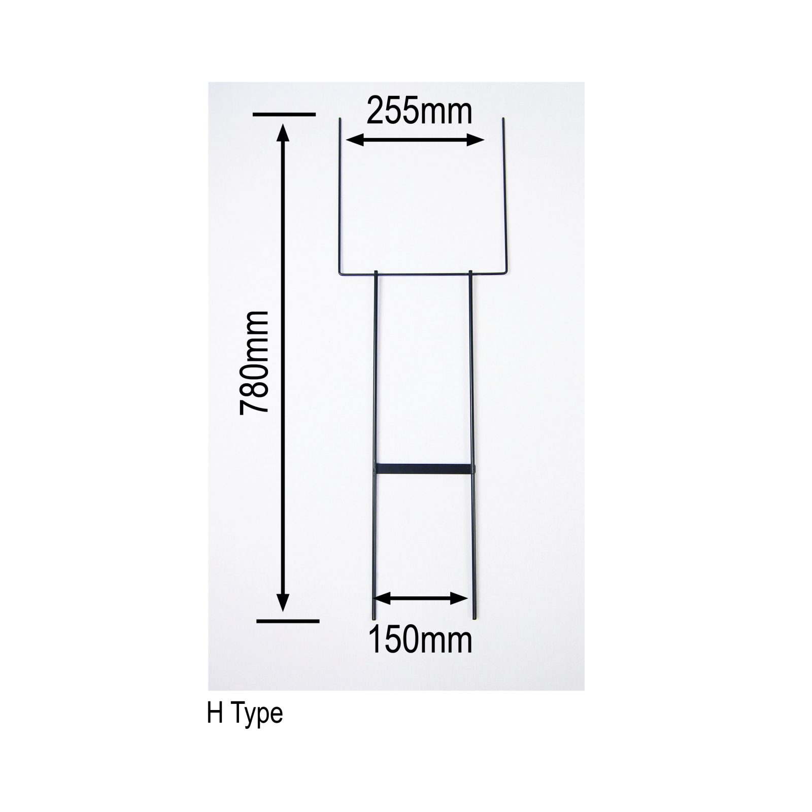 Coreflute Sign Holder H Black | Anders Displays