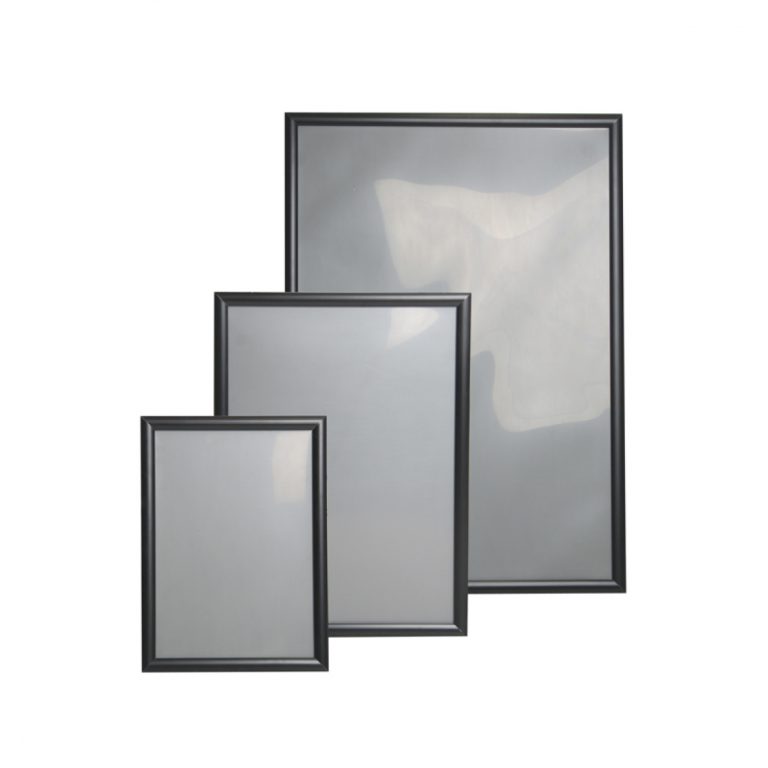 Snap lock Frame BK Mitred A0 | Anders Displays