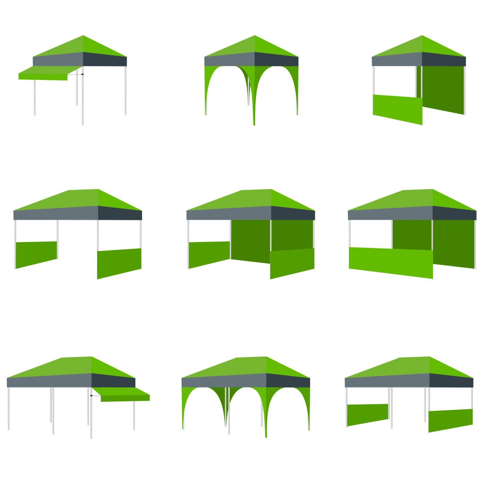 Marquee Frames Only – 3×3/3×4.5/3×6 STANDARD – Anders Displays