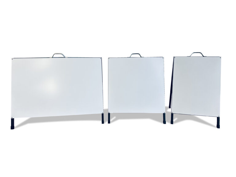 A Frame Steel Sign White Panels – Various sizes – Anders Displays