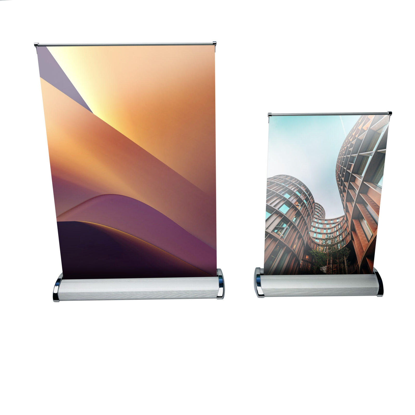 Desk Top A3 and A4 Pull Up banners – Anders Displays